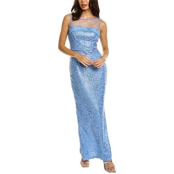 JS Collections | Dresses | Js Collections Womens Michelle Illusion ...